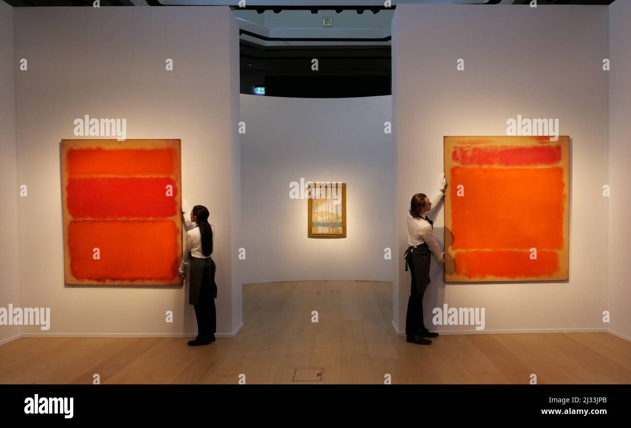 MASTERWORKS BY MONET AND ROTHKO , HIGHLIGHTS FROM THE COLLECTION OF ...