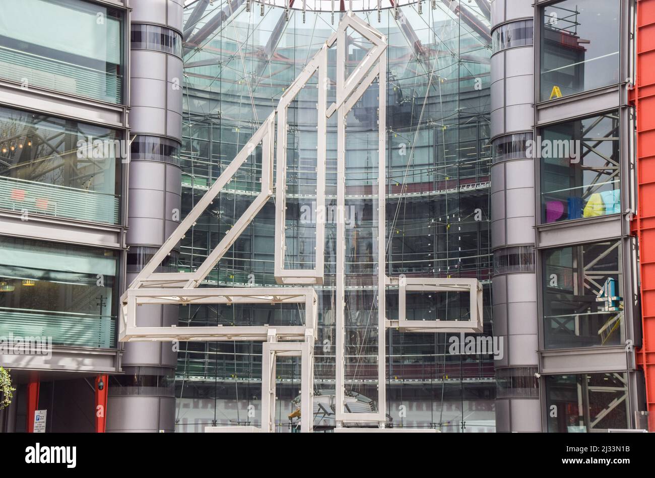 London, UK. 5th April 2022. Channel 4 headquarters on Horseferry Road ...