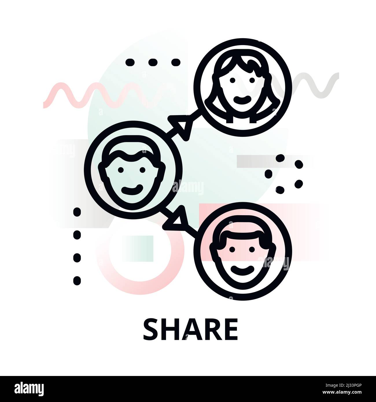 Network share vector vectors hi-res stock photography and images - Alamy