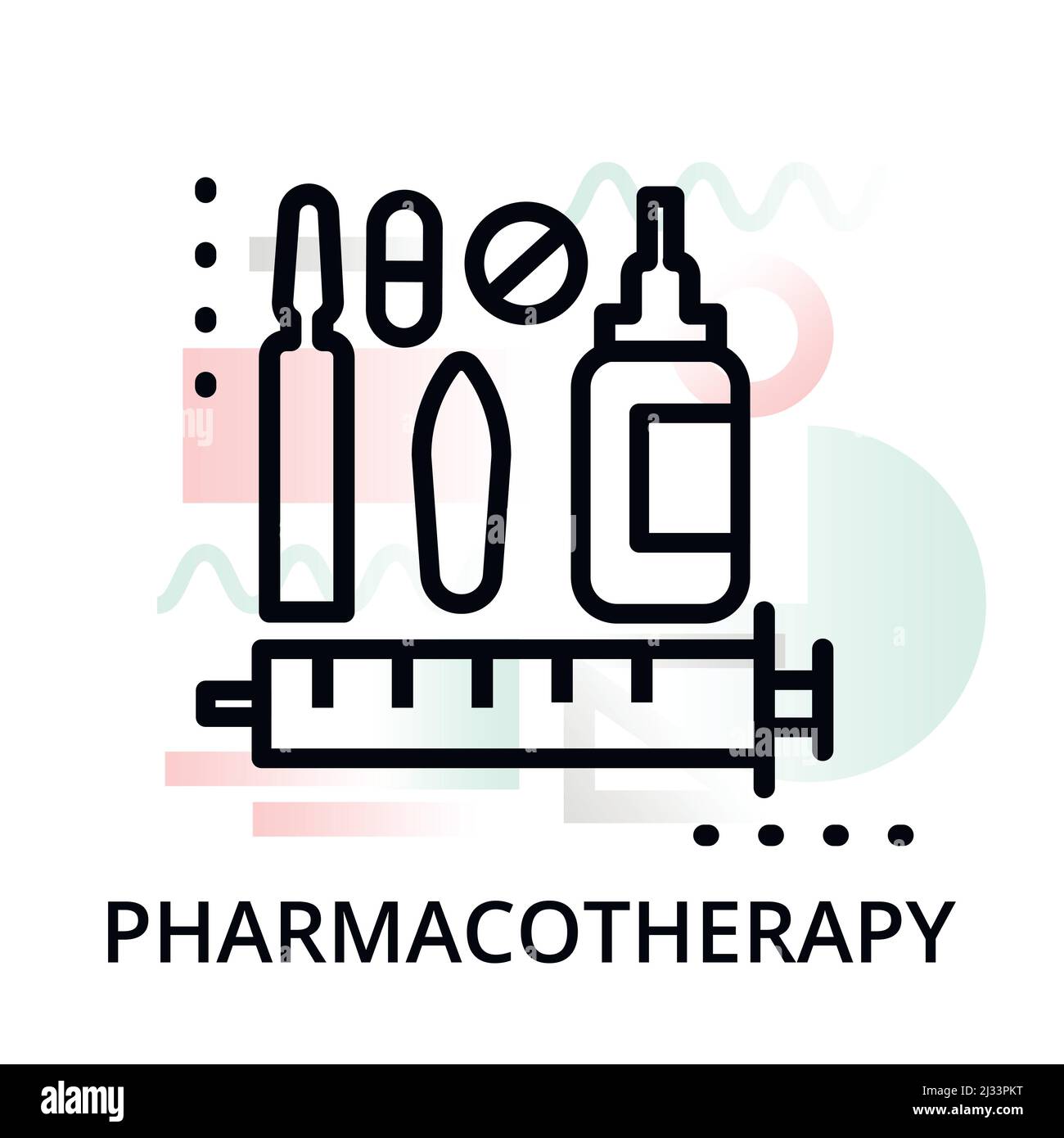 Pharmacotherapy Stock Vector Images - Alamy