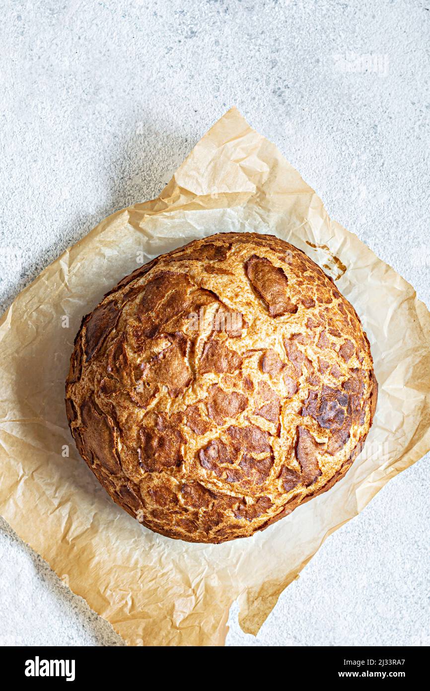 Fresh crispy Tiger (Dutch) bread with a delicious beautiful crust and ...