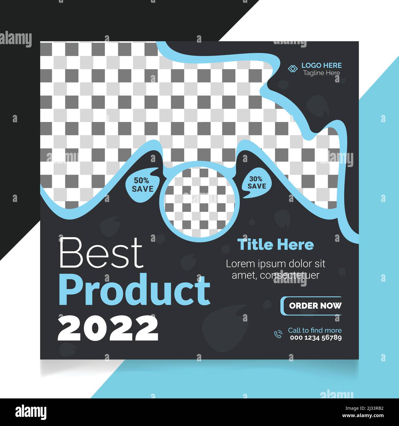 Best product for sale social media post template Stock Vector Image ...