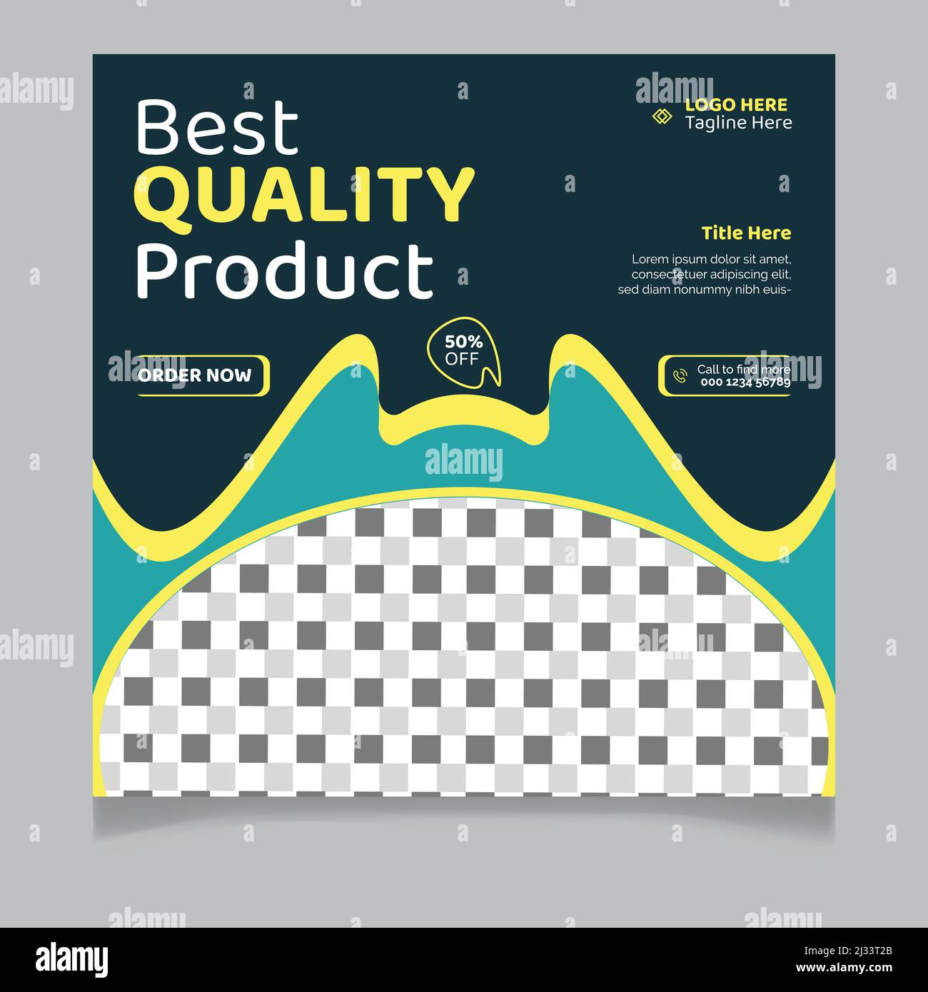 Best quality product social media post template Stock Vector Image ...