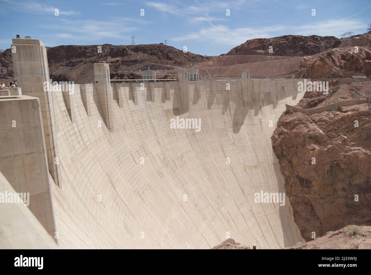Hoover Dam, Nevada, USA. Arch-gravity dam Stock Photo - Alamy