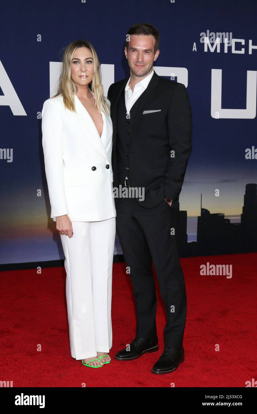 Los Angeles, CA. 4th Apr, 2022. Molly McQueen, Andy Favreau at arrivals ...