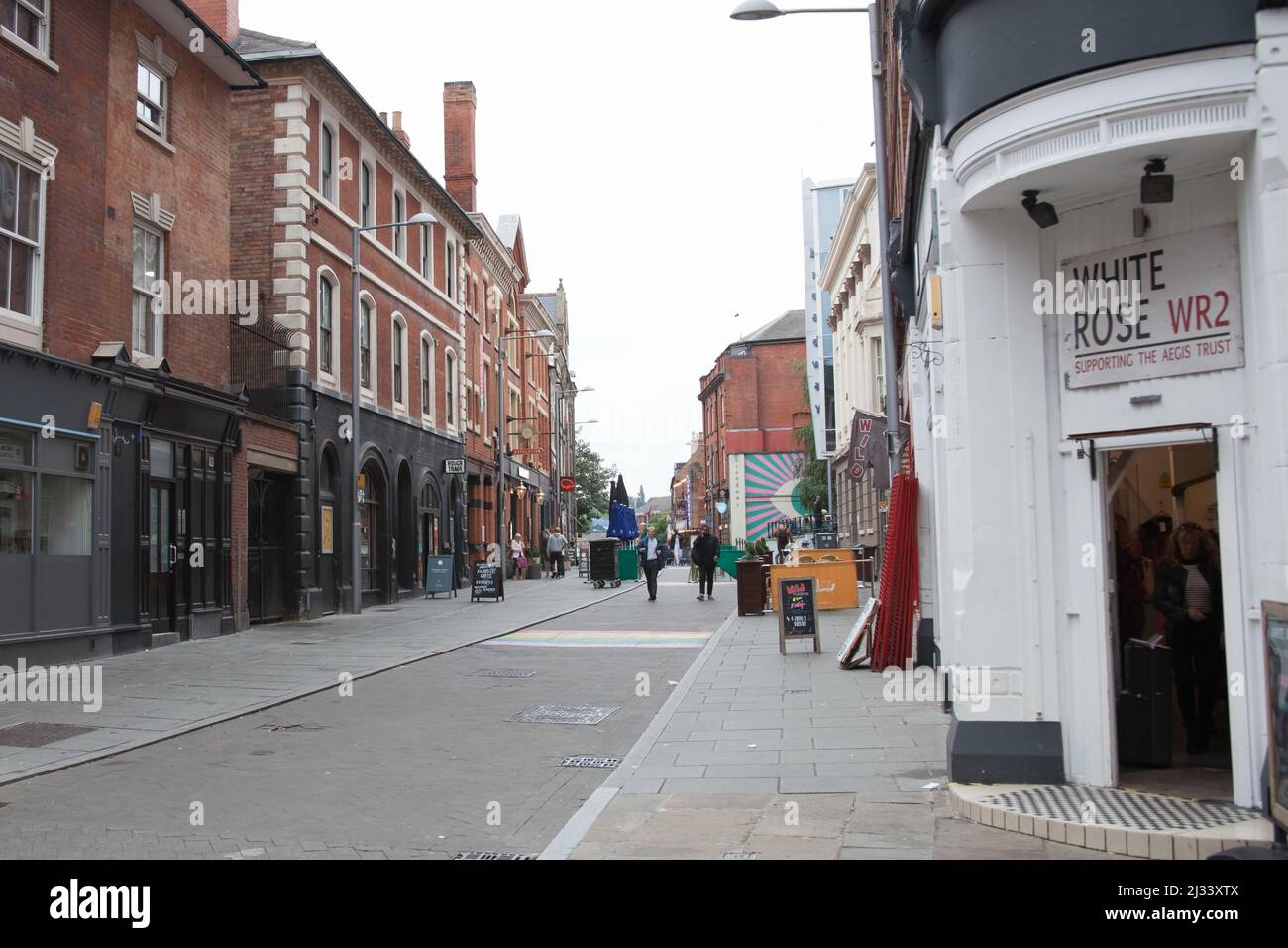 Views of Broad Street in Nottingham in the UK Stock Photo - Alamy