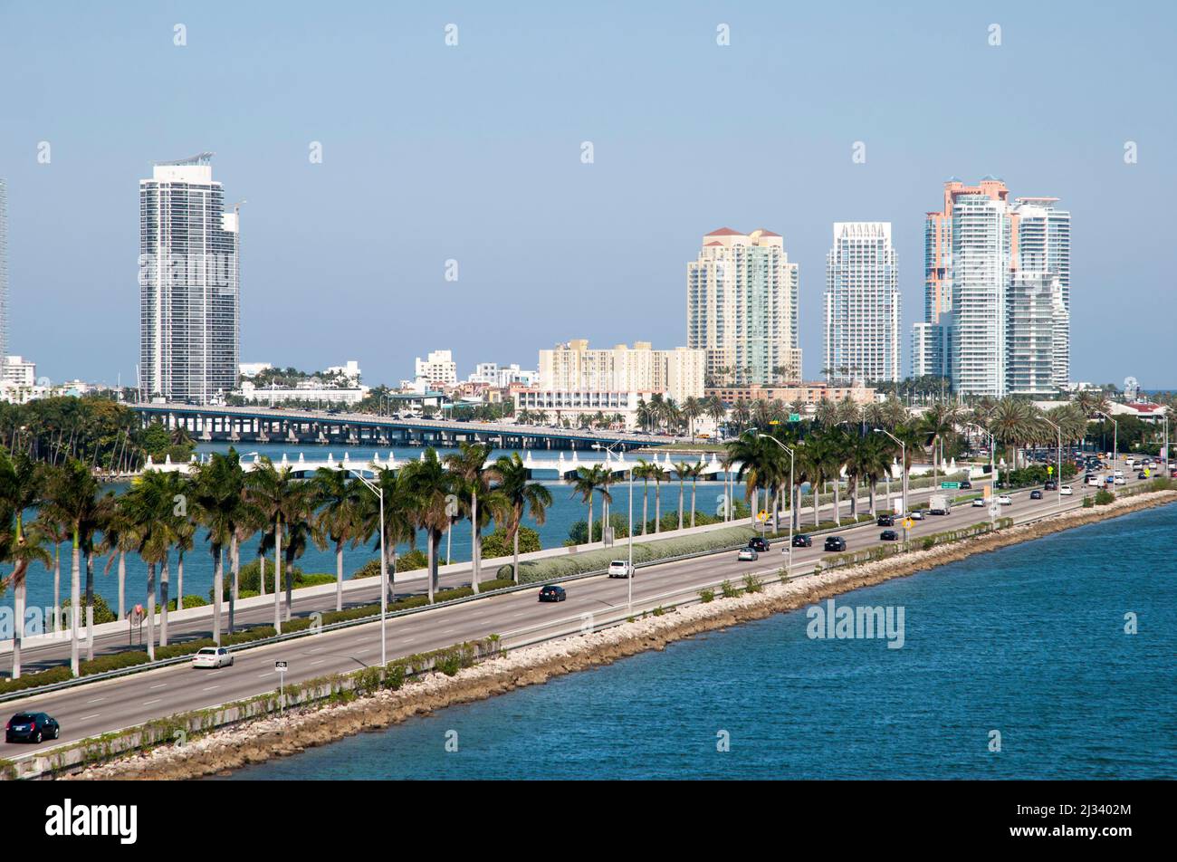 Macarthur Causeway Miami Beach