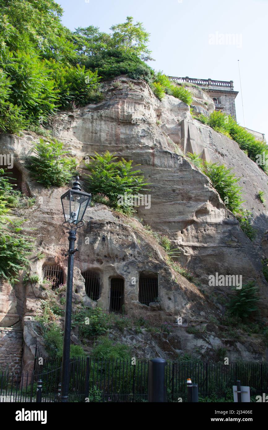 Views of Nottingham Castle in the UK Stock Photo - Alamy