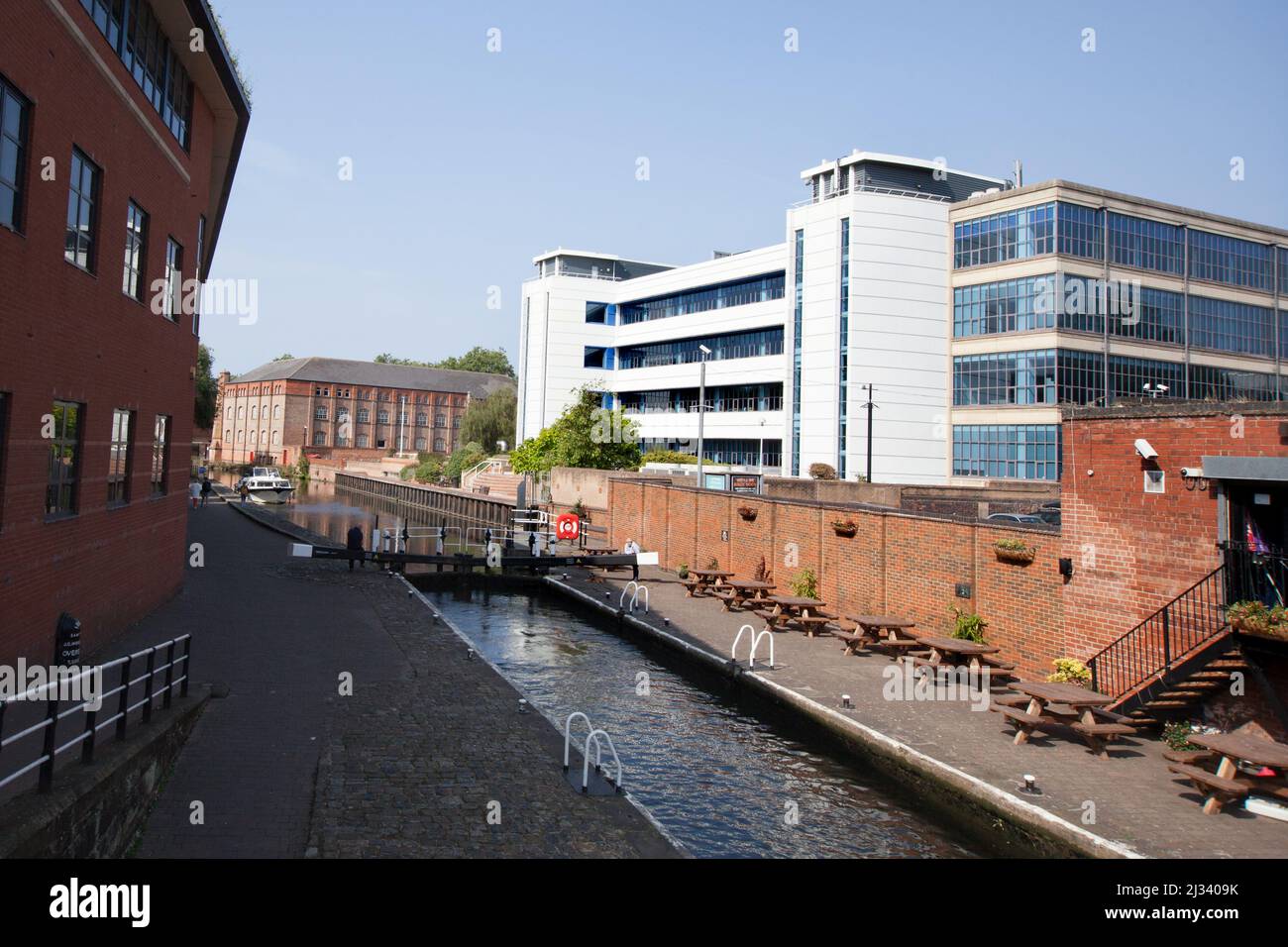 Nottingham canal lock hi-res stock photography and images - Alamy