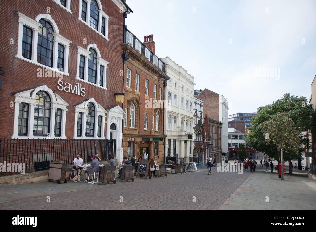 Views of Low Pavement in Nottingham in the UK Stock Photo - Alamy