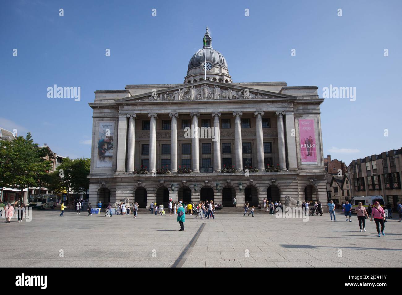 Views of the Nottingham City Council Building at Old Market Square in ...