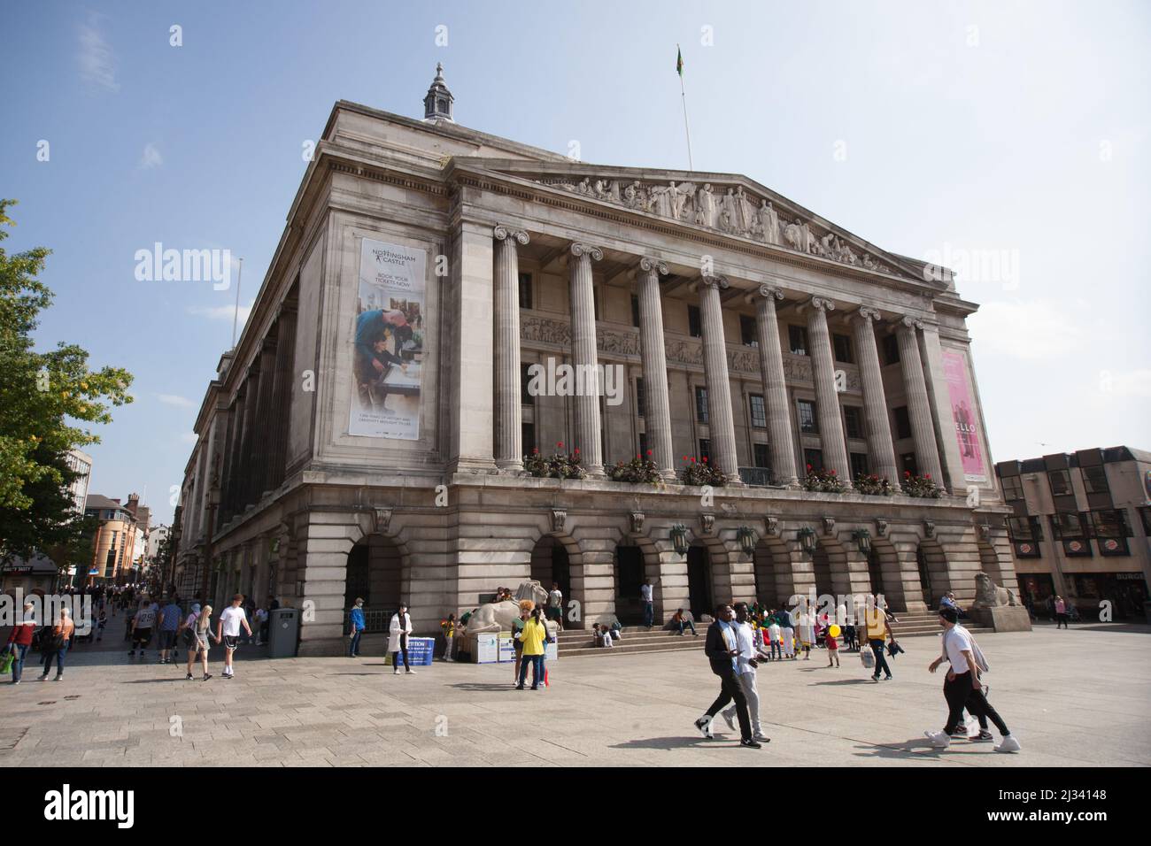 Views of the Nottingham City Council Building at Old Market Square in ...