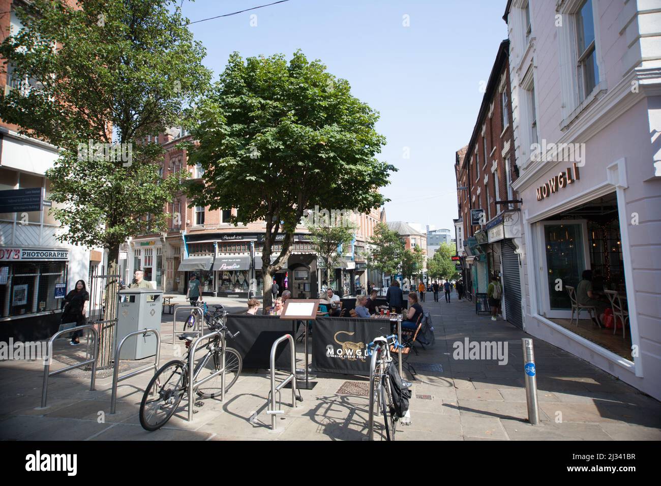 Views along Goose Gate in Nottingham in the UK Stock Photo - Alamy