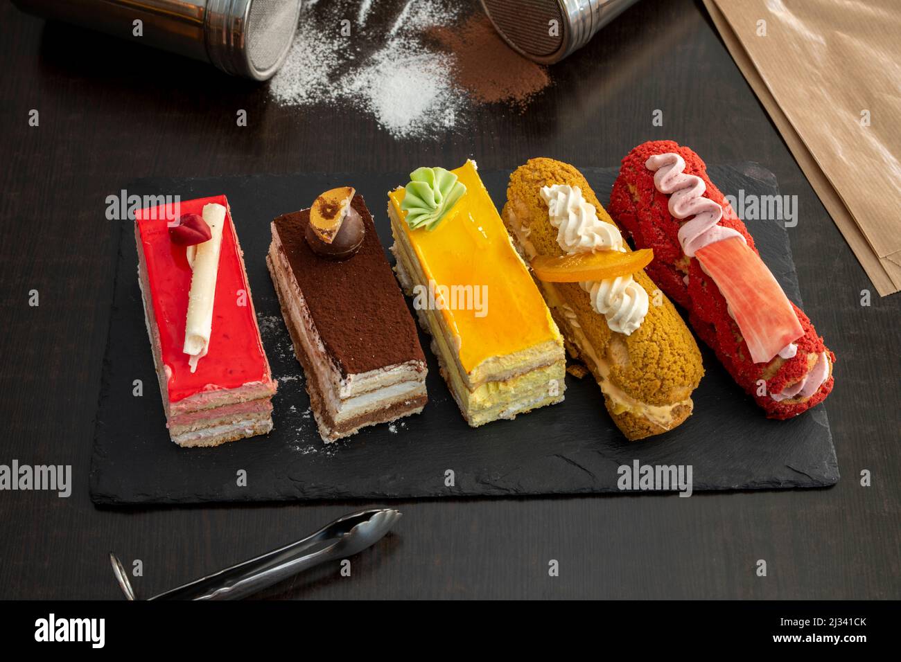 Assorted breakfast pastries milk hi-res stock photography and images ...