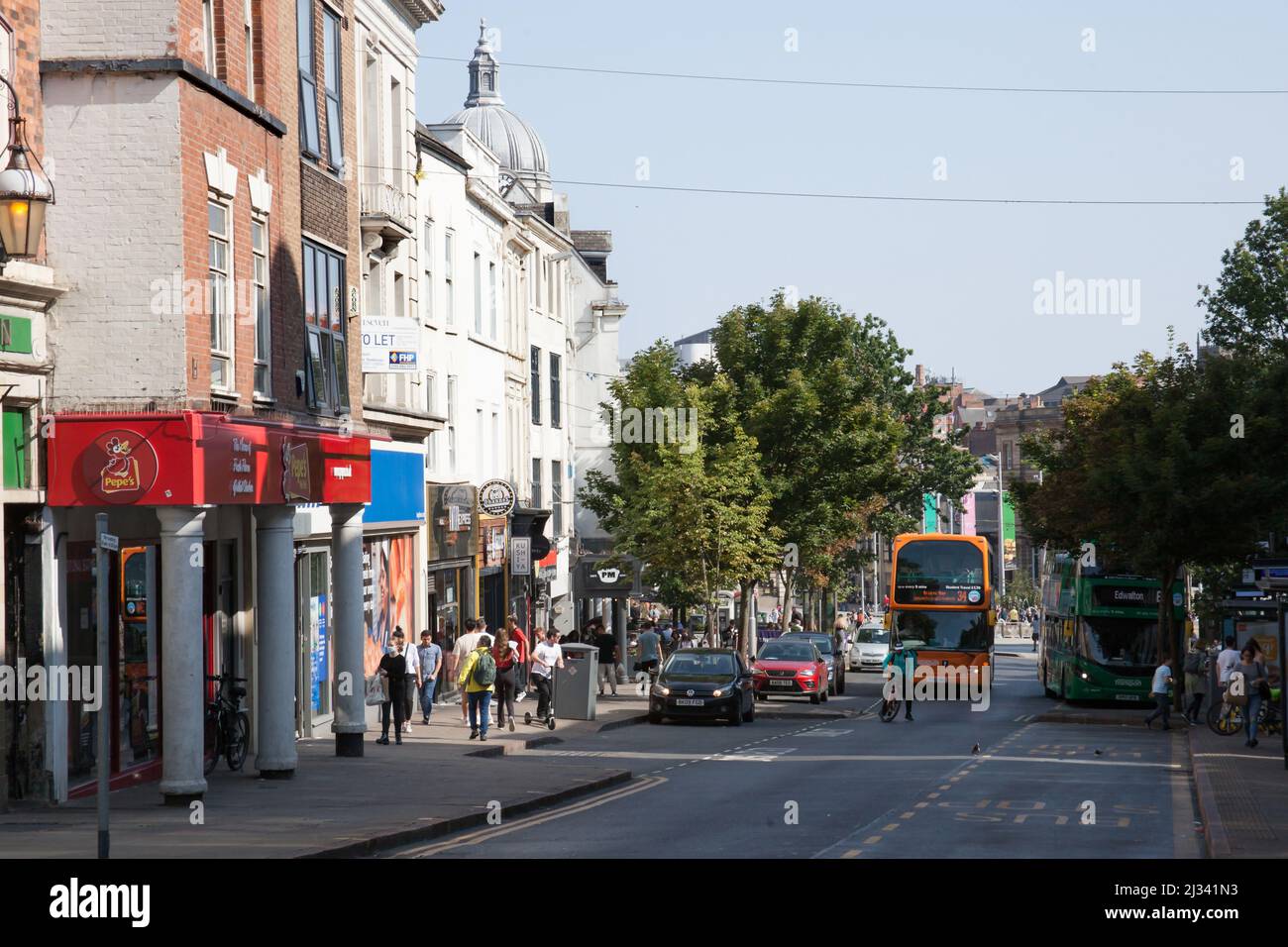 Views of Angel Row in Nottingham in the UK Stock Photo - Alamy