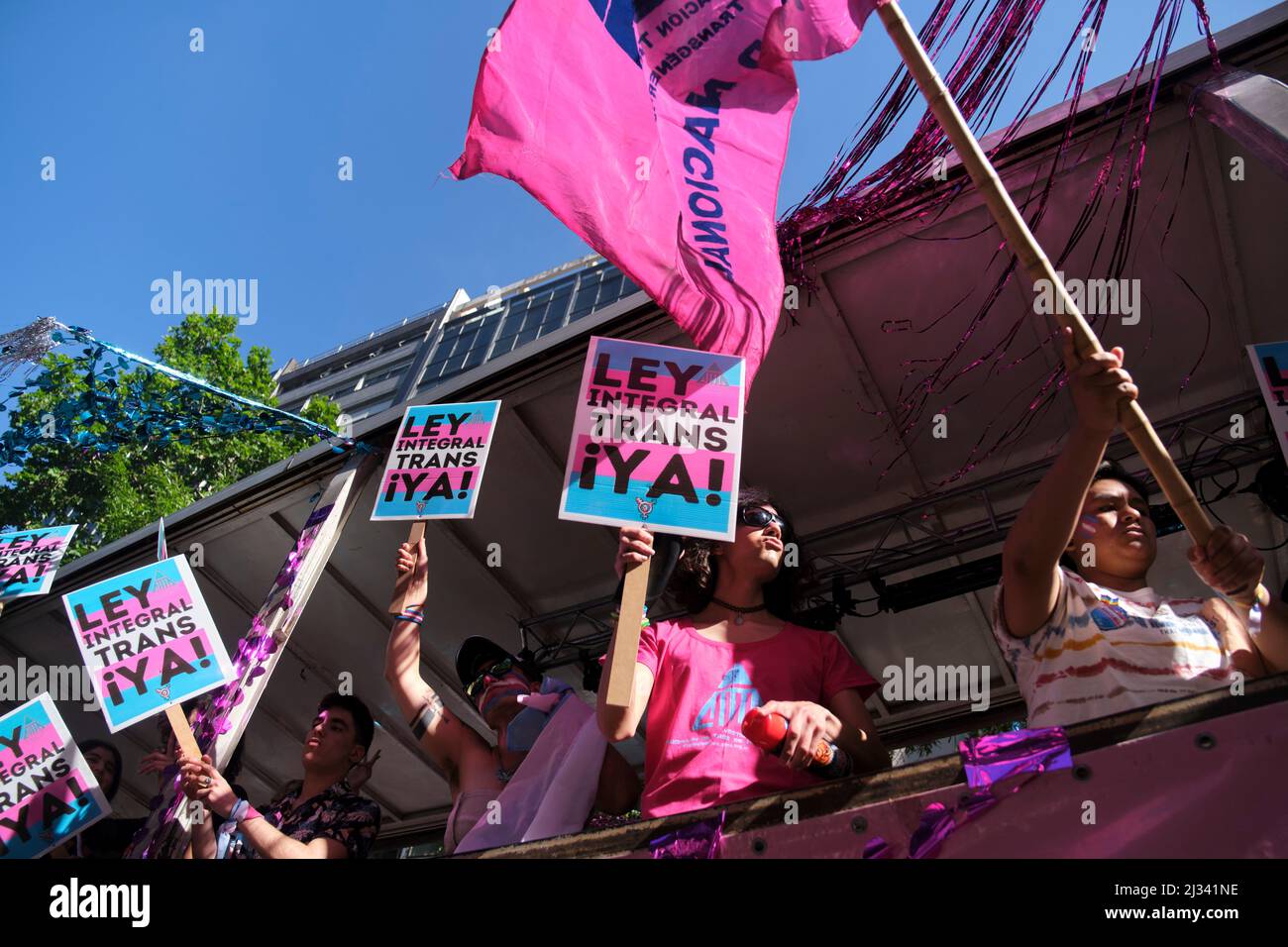 Trans parade hi-res stock photography and images - Alamy