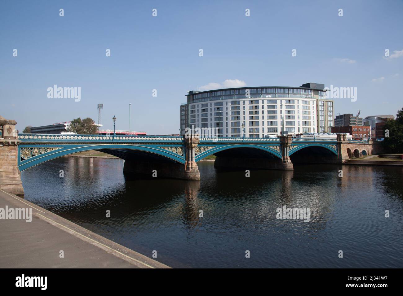 Trent Bridge over the River Trent in Nottingham in the UK Stock Photo ...