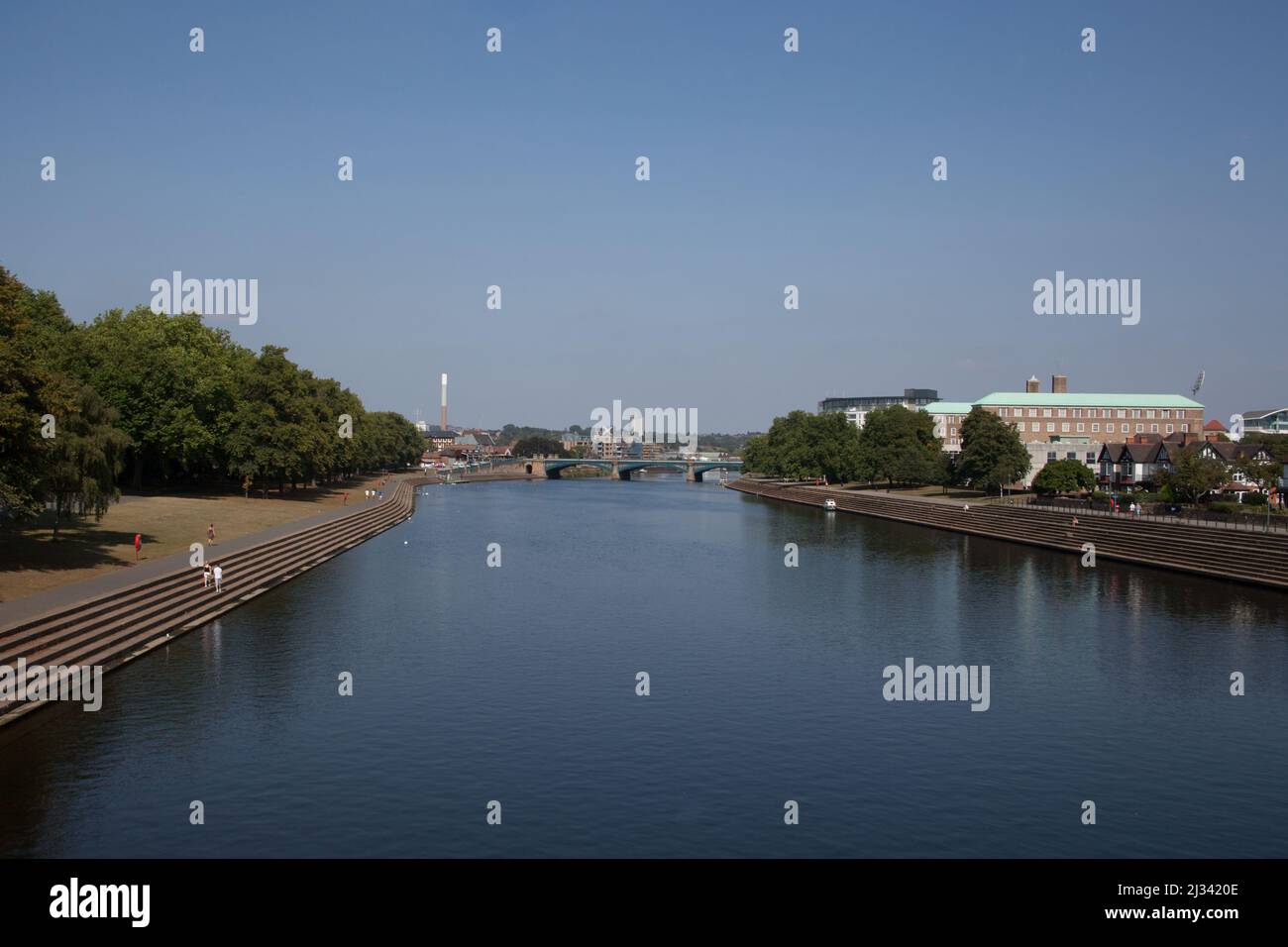 Trent Bridge over the River Trent in Nottingham in the UK Stock Photo ...