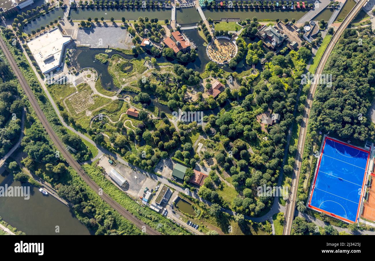 Aerial view, CentrO.Park with Centro Beach area with Beach Club in ...
