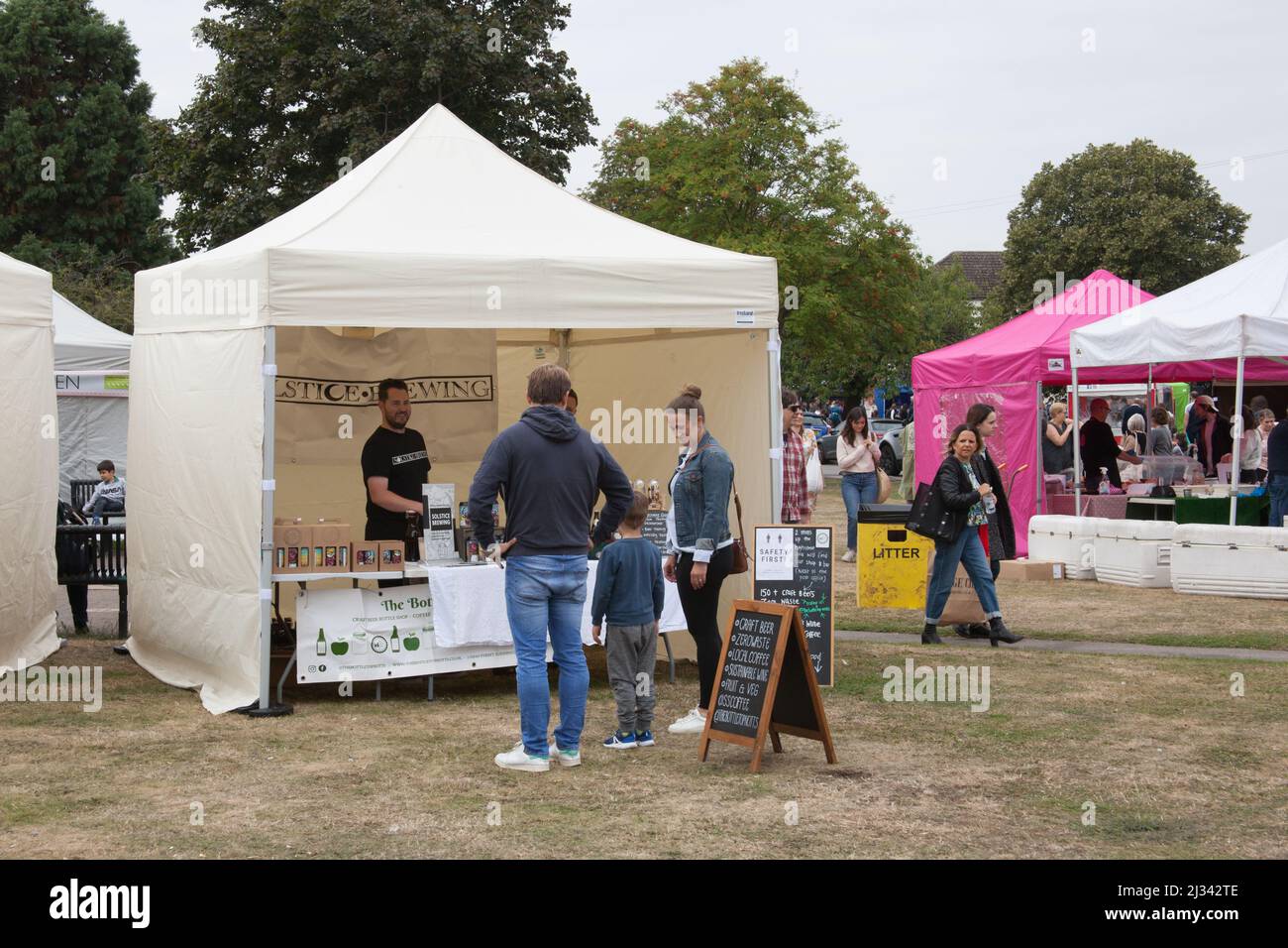 Ruddington Village Market in Nottinghamshire in the UK Stock Photo - Alamy