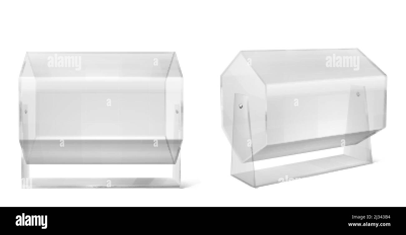 Lottery machine, transparent raffle drum isolated on white background ...