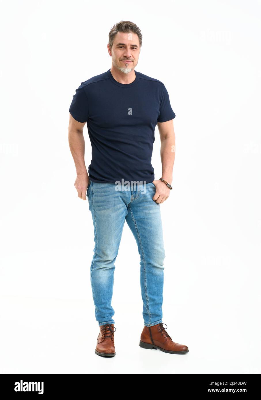 Full size portrait positive Cut Out Stock Images & Pictures - Alamy