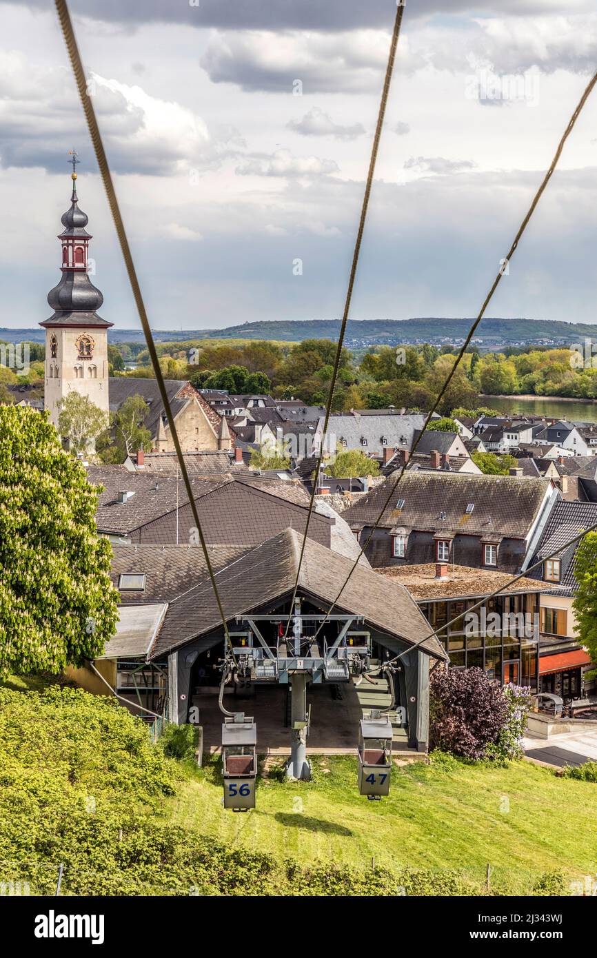 Cable car to the niederwald monument hi-res stock photography and ...