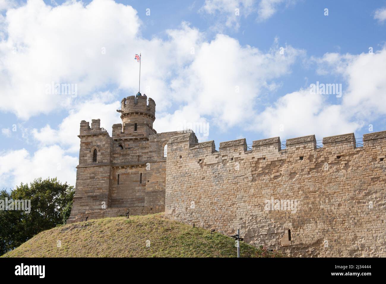 Views of Lincoln Castle in Lincoln in the UK Stock Photo - Alamy