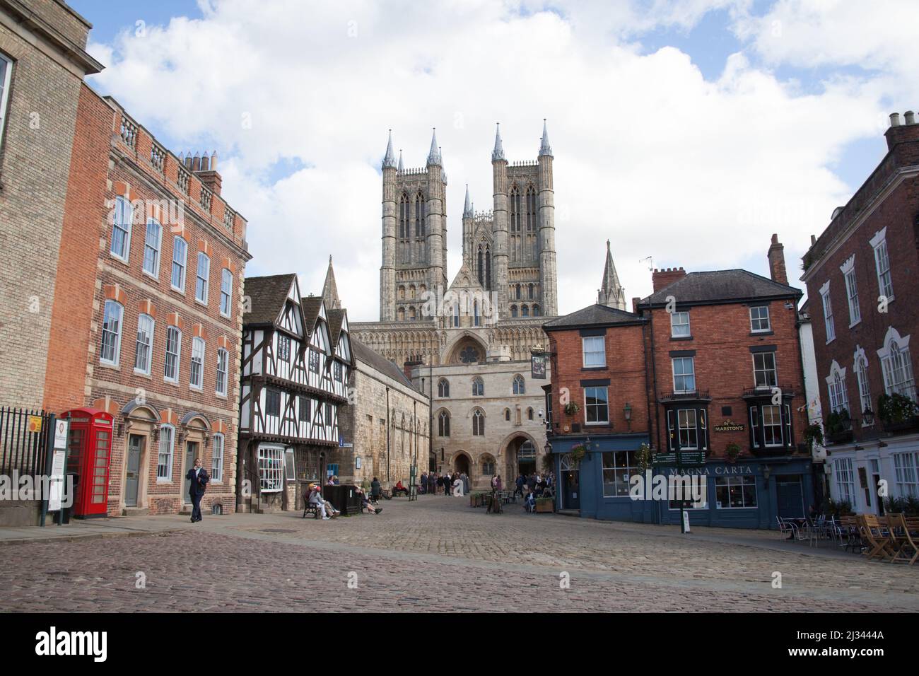 Views of lincoln cathedral hi-res stock photography and images - Alamy