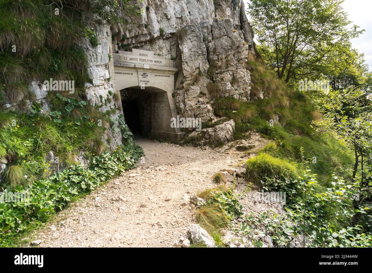 The road of the 52 tunnels is a military mule track built during the ...