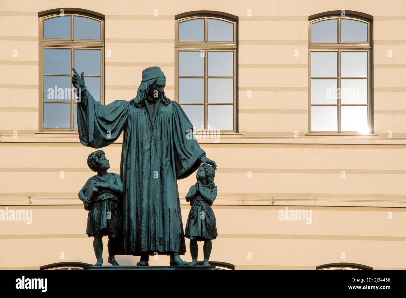 Francke Foundations, monument to August Hermann Francke, German ...