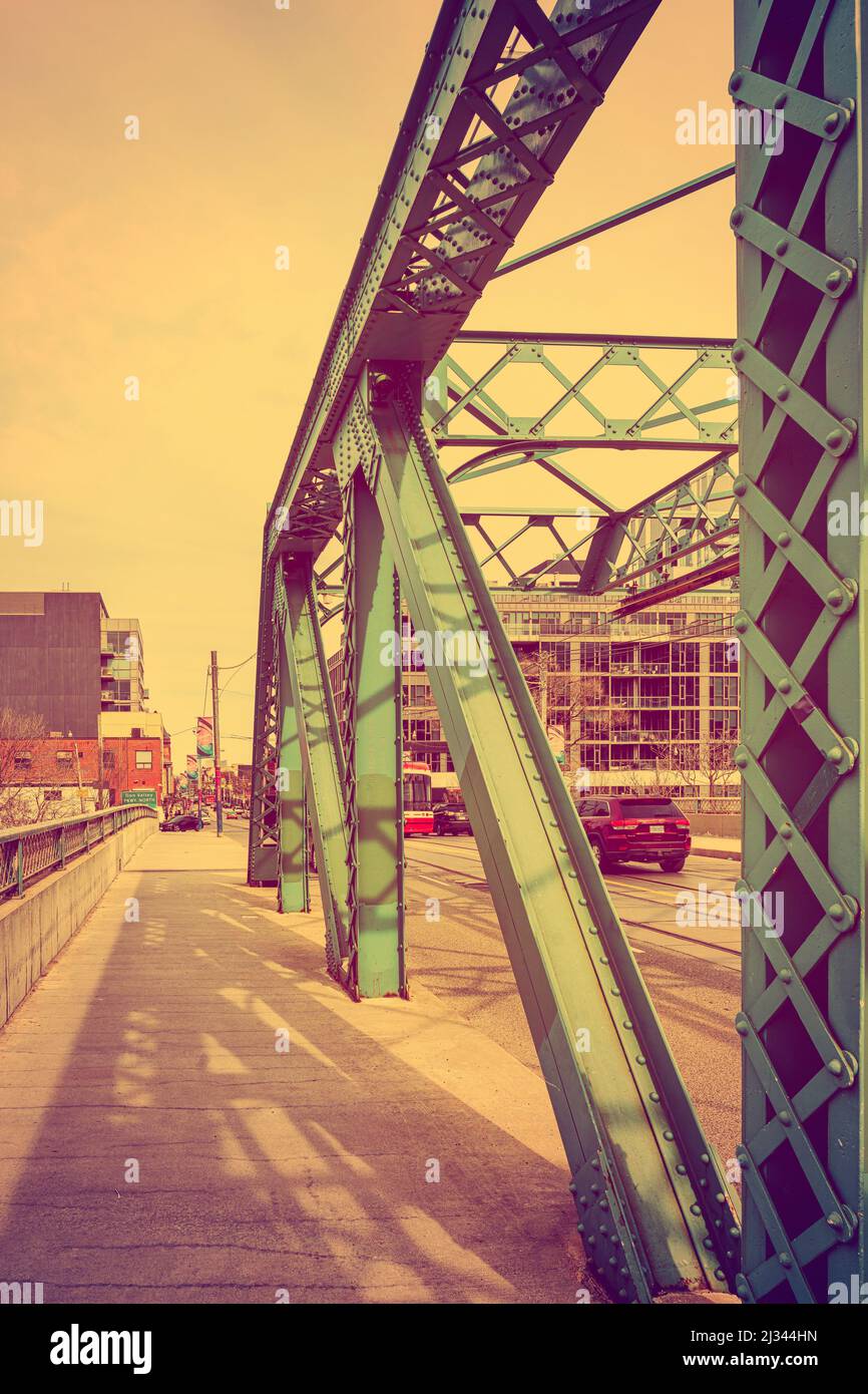 Queen St. East Viaduct, Toronto, Canada Stock Photo - Alamy