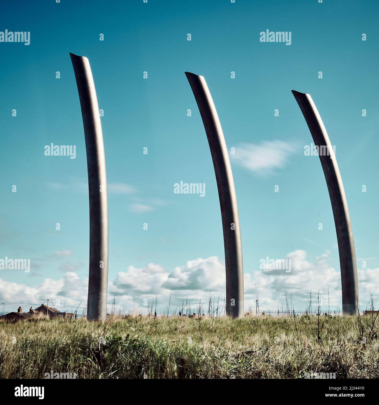 Methane ventilation pipes Stock Photo - Alamy