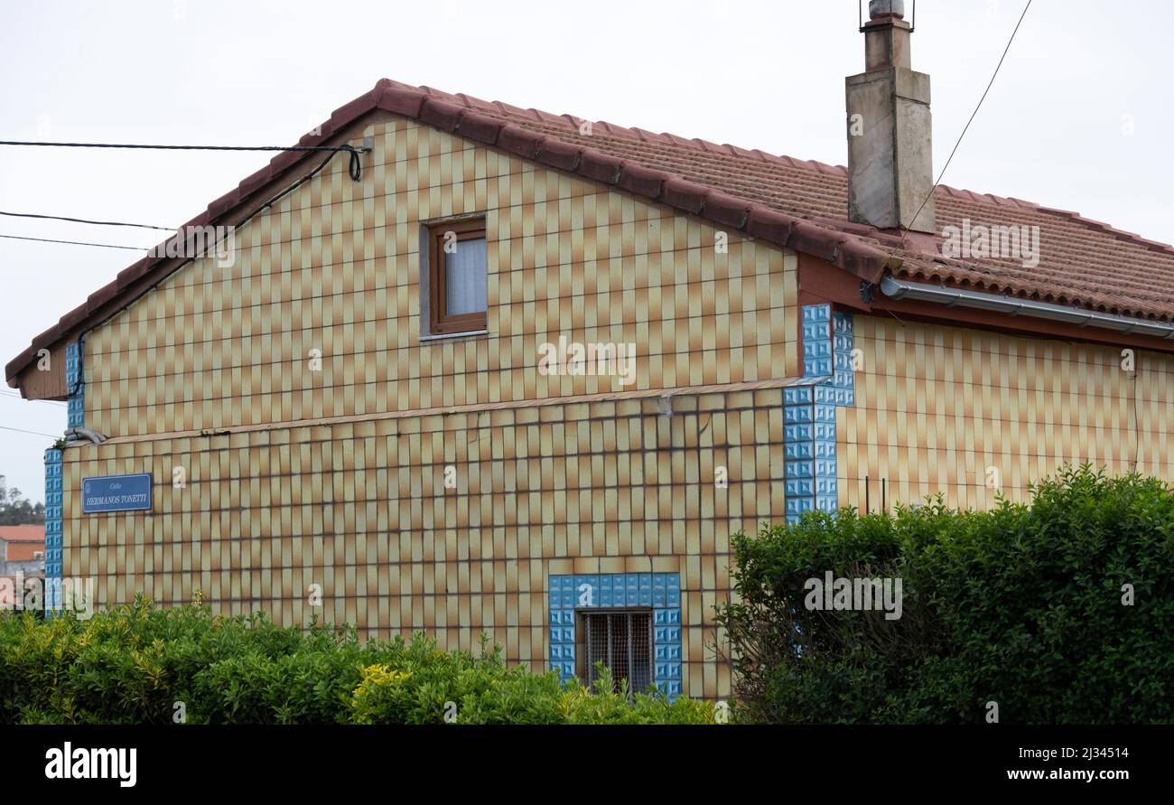 House in tiles Stock Photo - Alamy