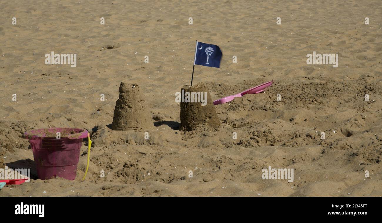 Flag and towers hi-res stock photography and images - Alamy