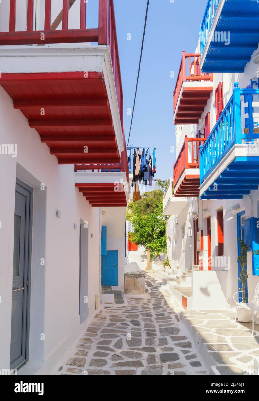 Mykonos Town, Mykonos, Cyclades Islands, Greece Stock Photo - Alamy