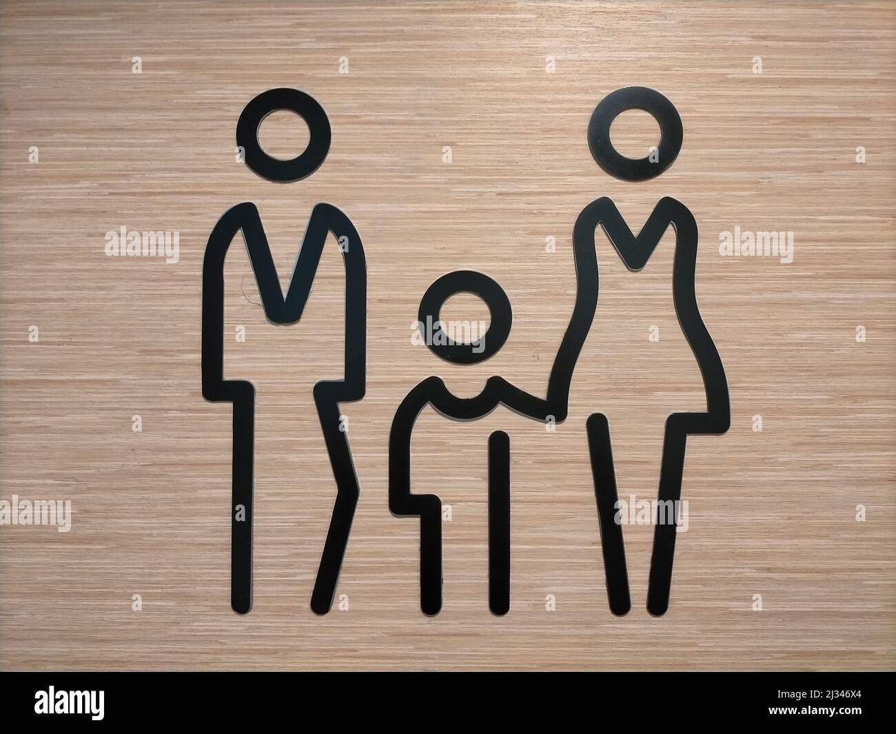 Family symbol parents child hi-res stock photography and images - Alamy