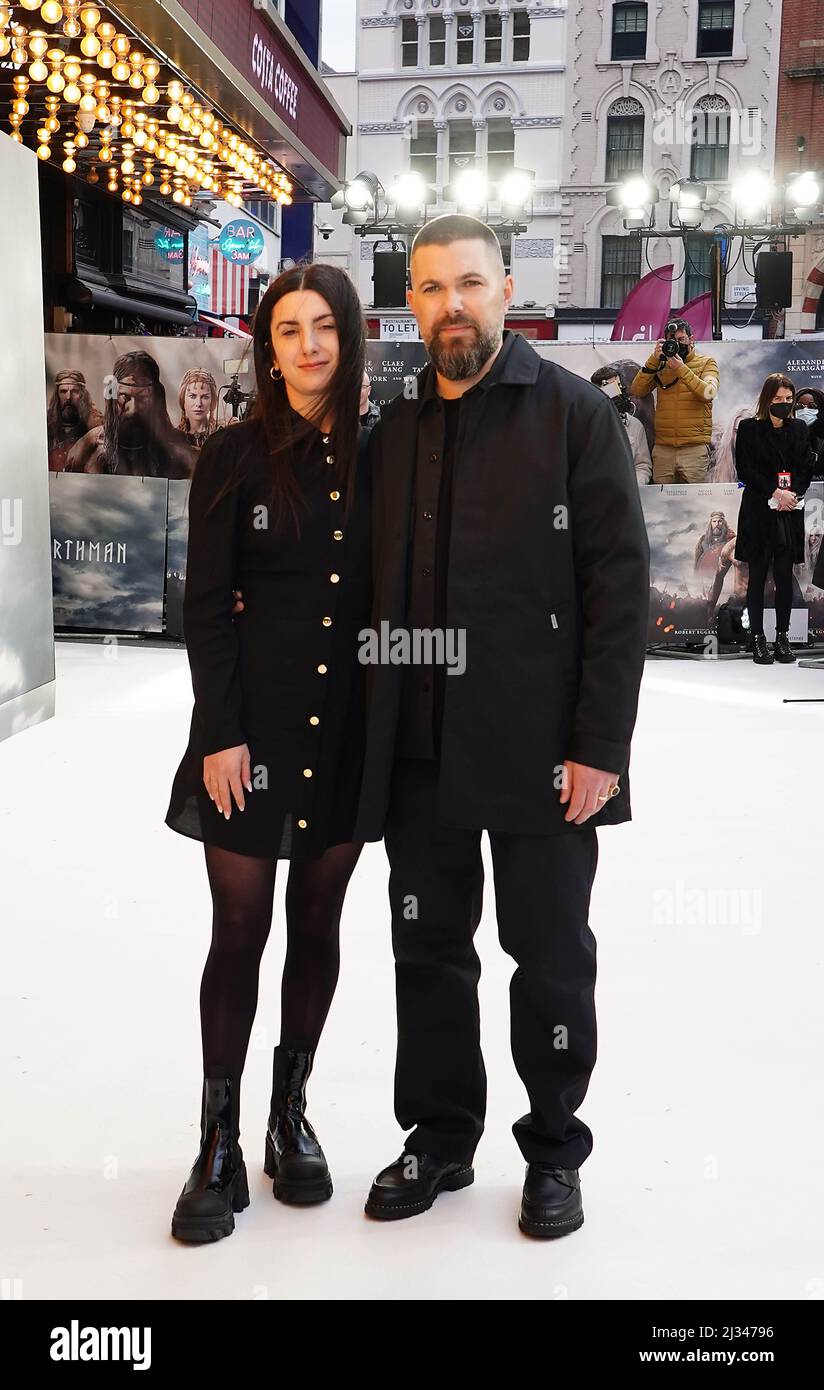 Robert Eggers with his wife Alexandra Shaker arrive for the special ...