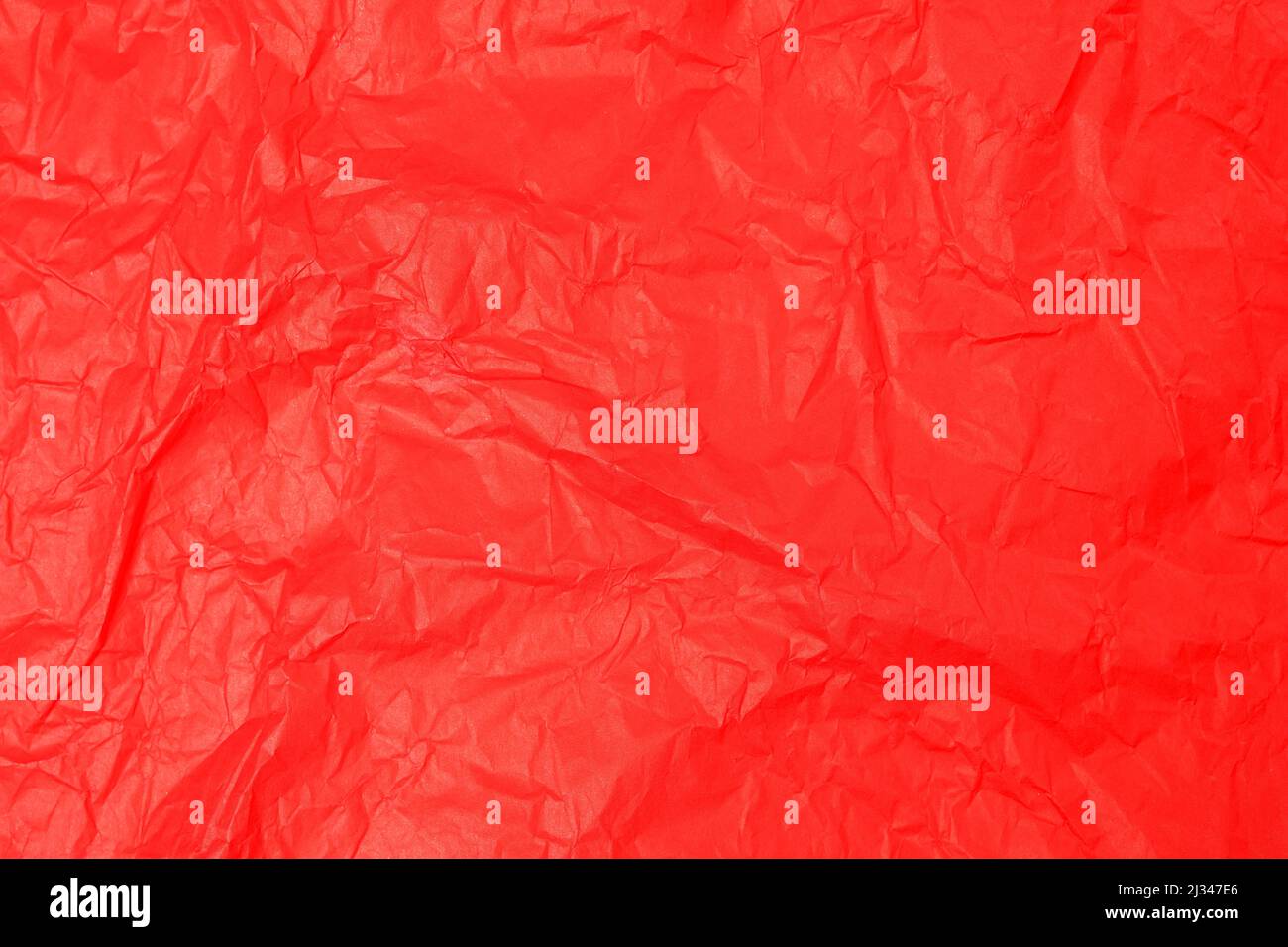 Red paper wrinkled poster template , blank glued creased paper sheet ...