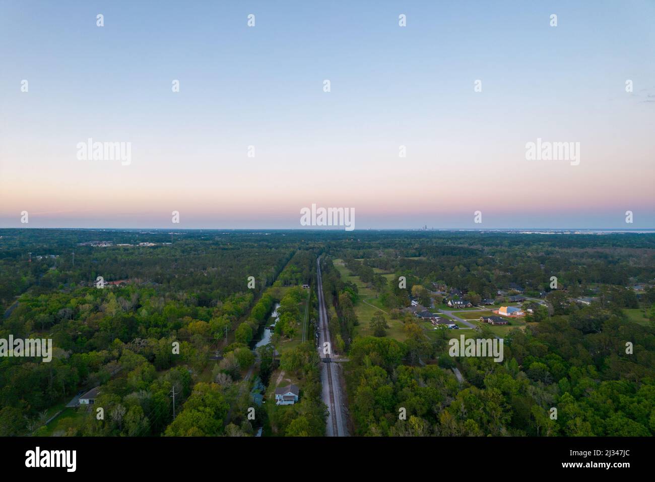 Swamp train tracks hi-res stock photography and images - Alamy