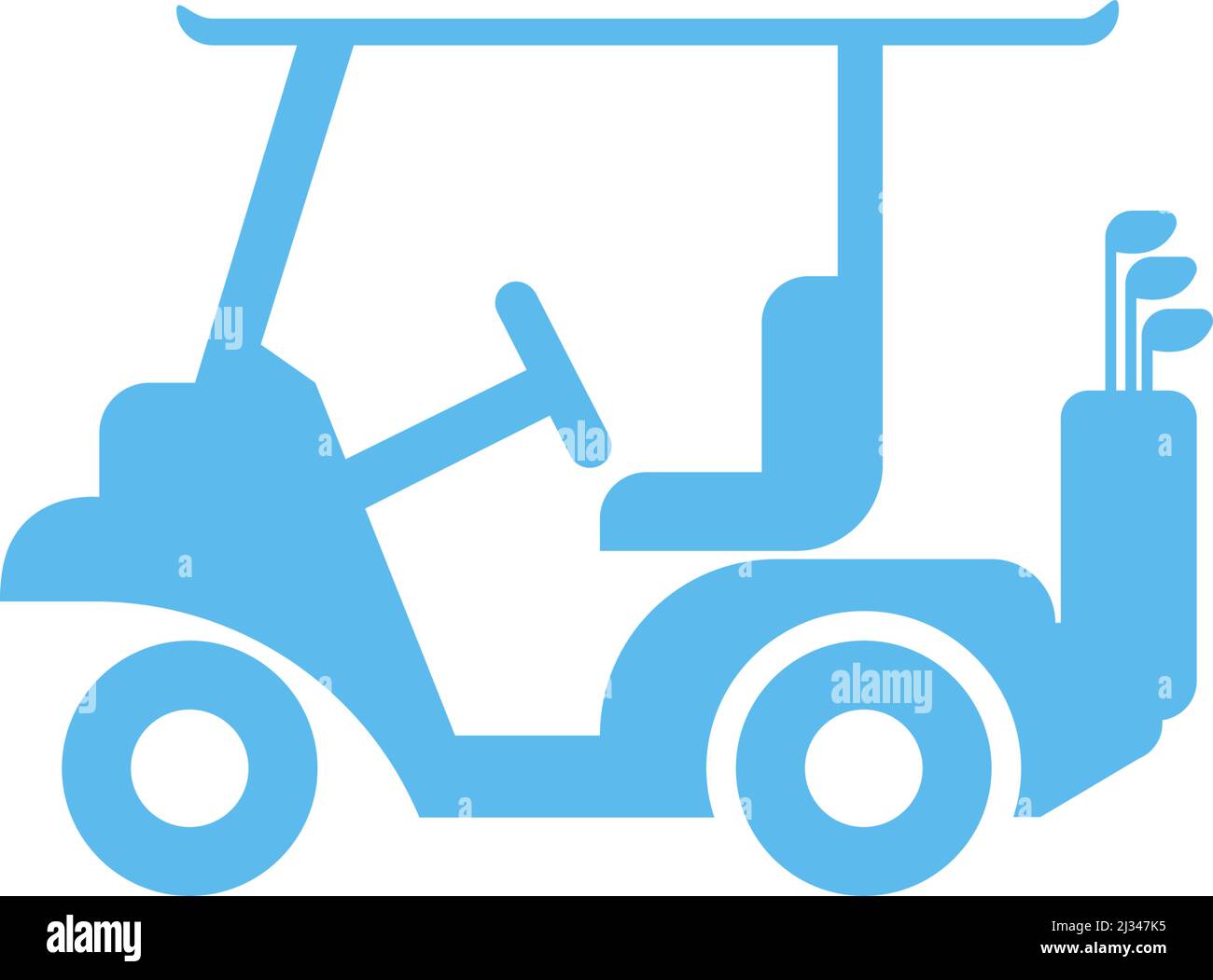 Golf cart icon design concept illustration template Stock Vector Image ...