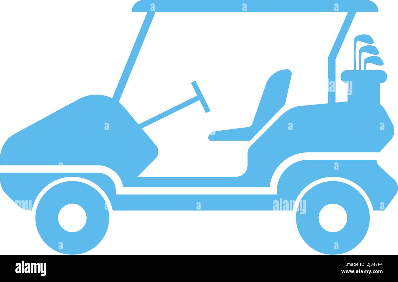 Golf cart icon design concept illustration template Stock Vector Image ...