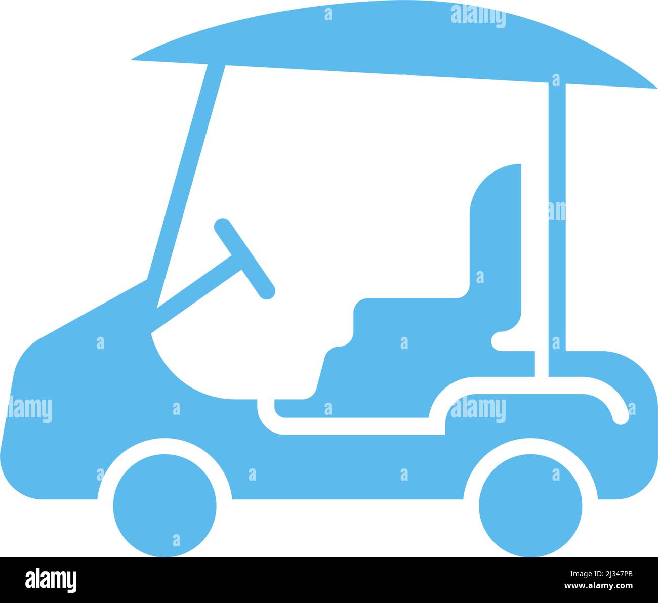 Golf cart icon design concept illustration template Stock Vector Image ...