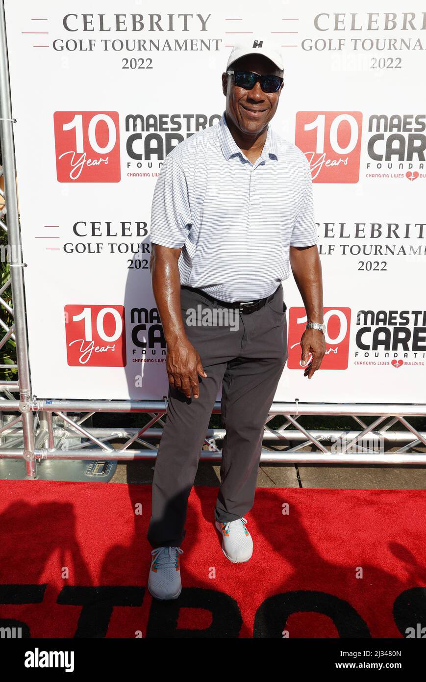 CORAL GABLES, FLORIDA - APRIL 05: former NFL Player Nat Moore attends ...