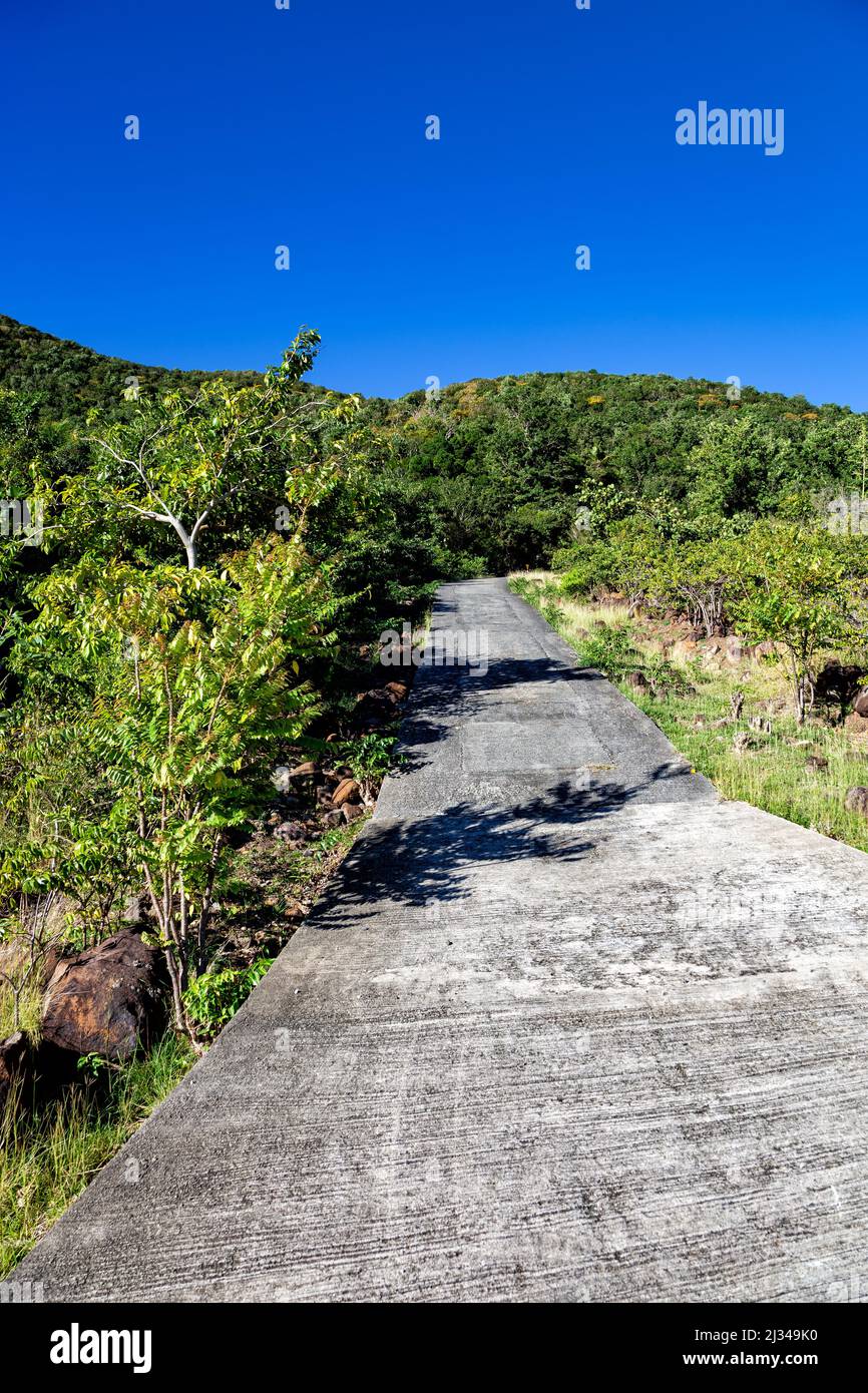 Hiking trail „Trace Rouge“, Terre-de-Bas, Iles des Saintes, Les Saintes ...