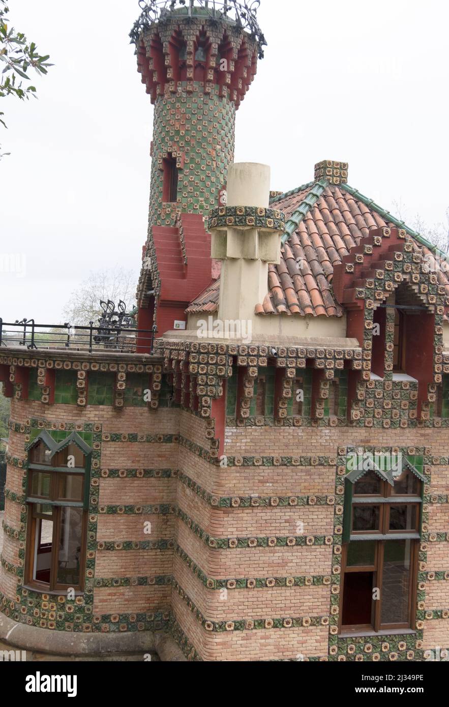 El Capricho is a villa in Comillas, Cantabria, Spain, designed by ...