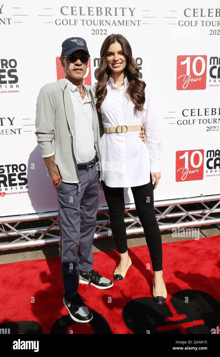 CORAL GABLES, FLORIDA - APRIL 05: MCF CO-Founder Marc Anthony and Madu ...