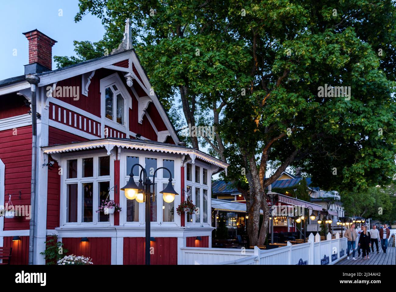 Old town of Naantali, Finland Stock Photo - Alamy