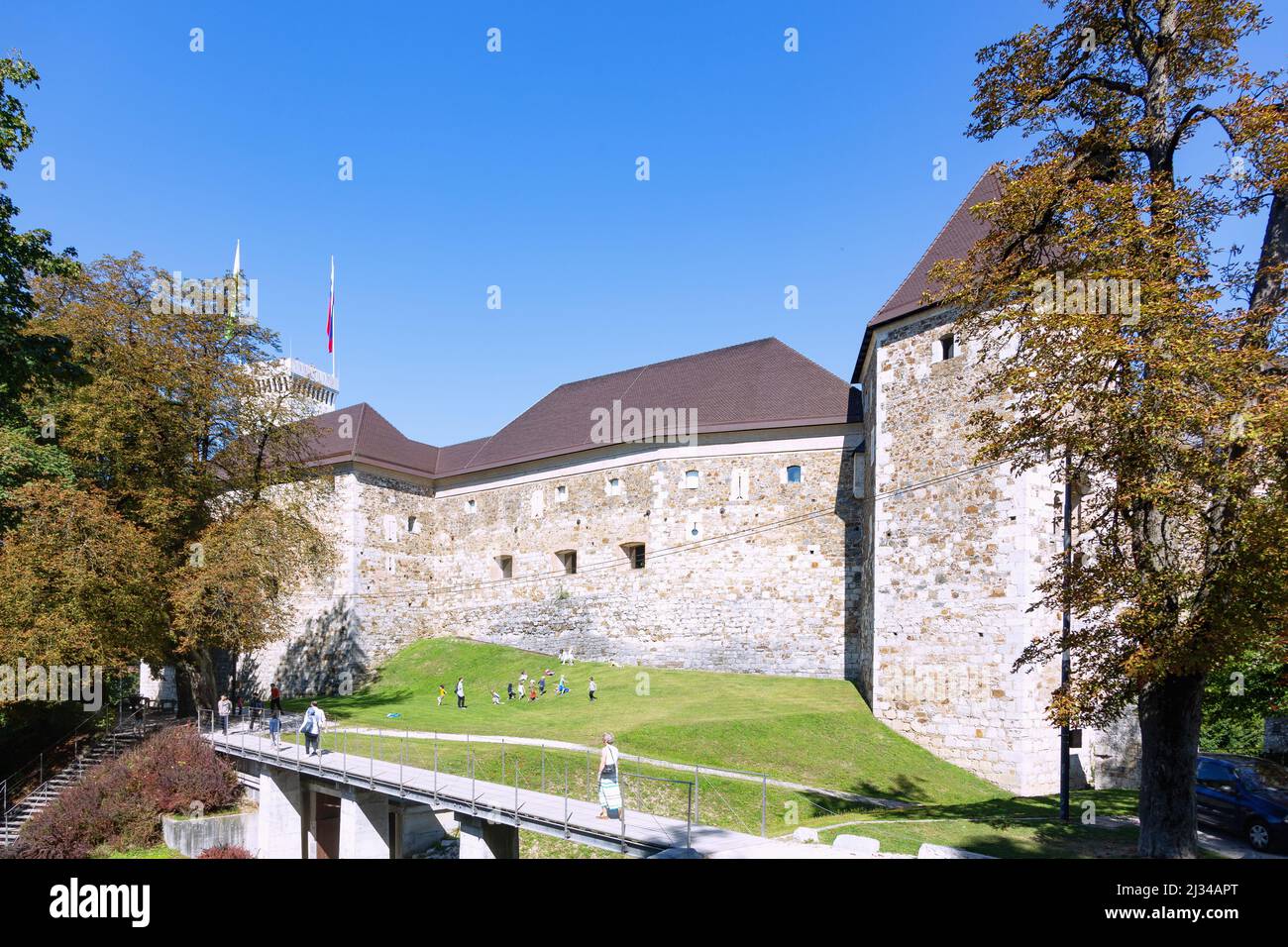 Ljubljana castle tour hi-res stock photography and images - Alamy