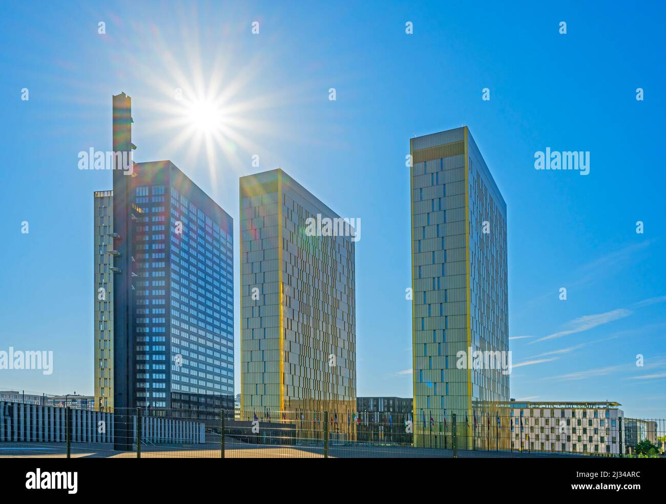 Luxembourg architecture europe court modern justice hi-res stock ...